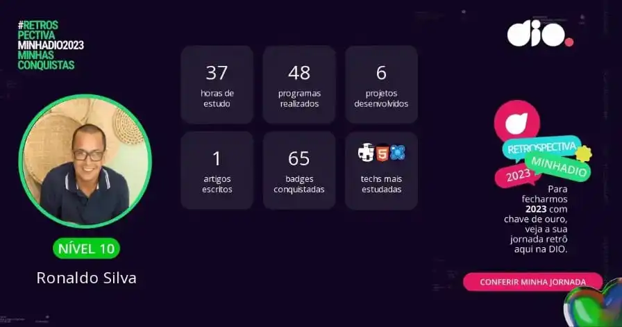 Obrigado DIO por esse "mimo".