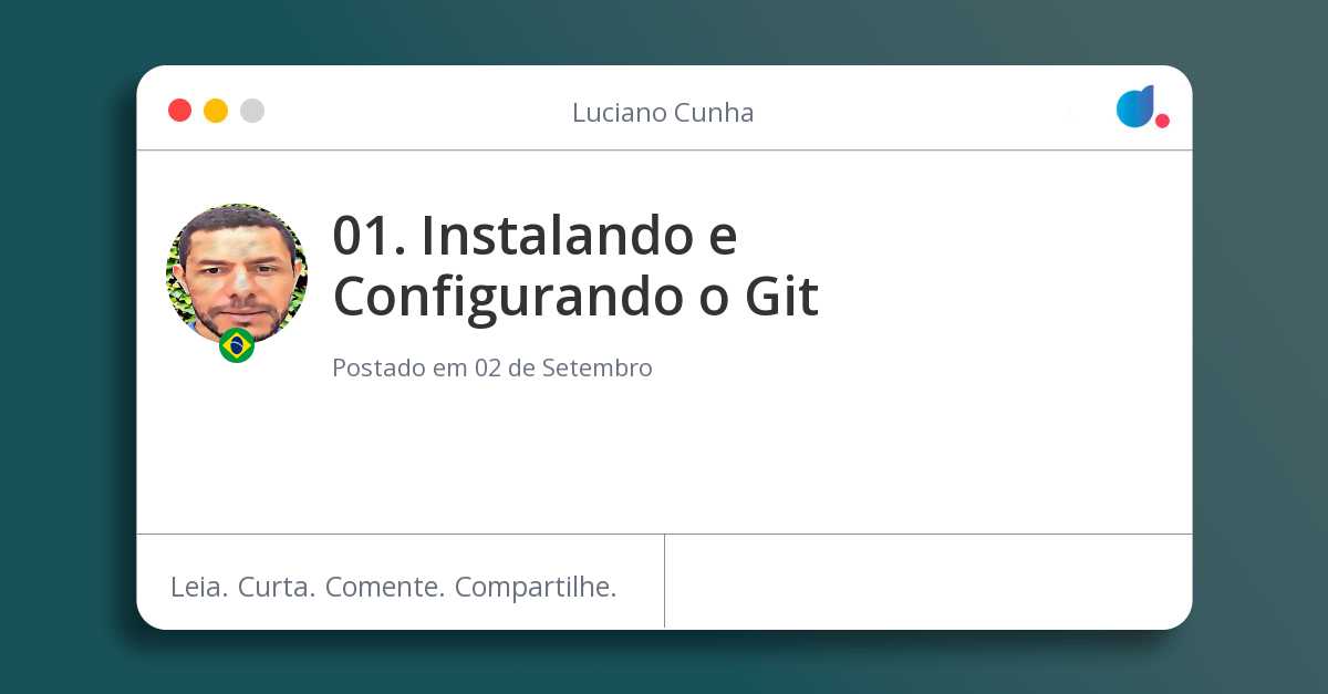 01. Instalando e Configurando o Git