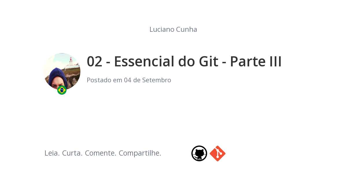 02 - Essencial do Git - Parte III