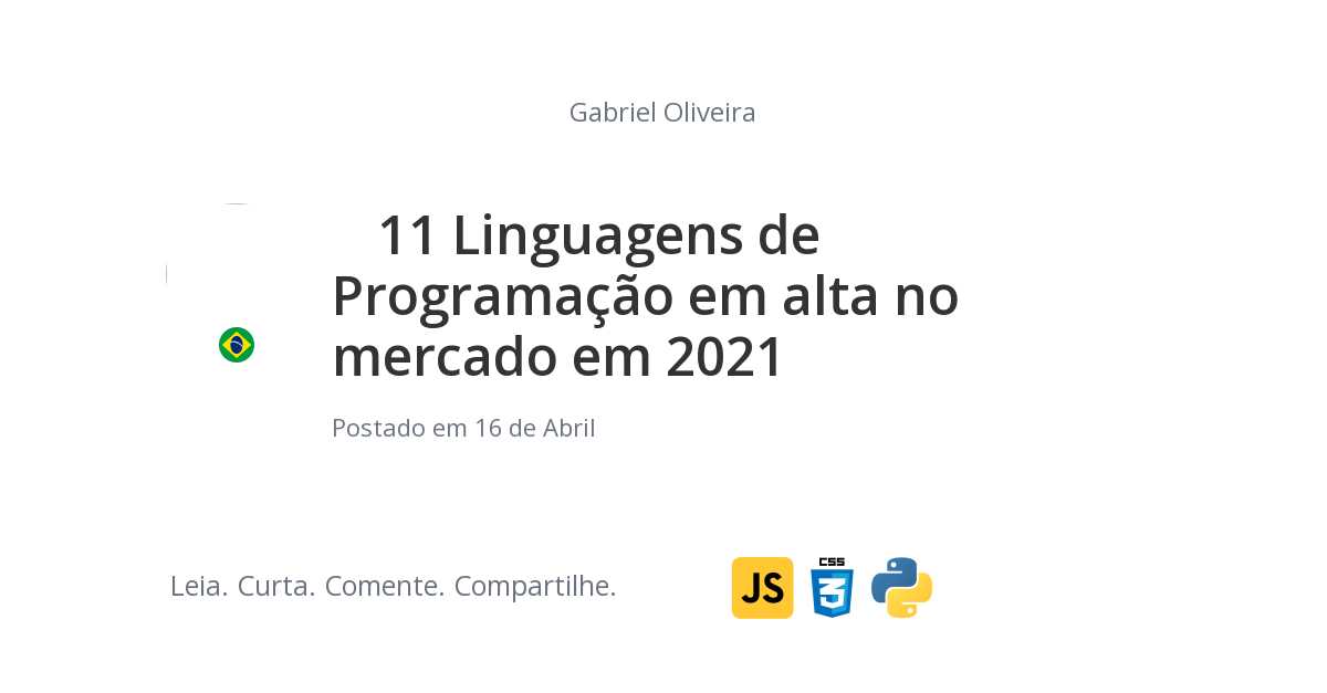 🔥 11 Linguagens de Programação em alta no mercado em 2021 🔥