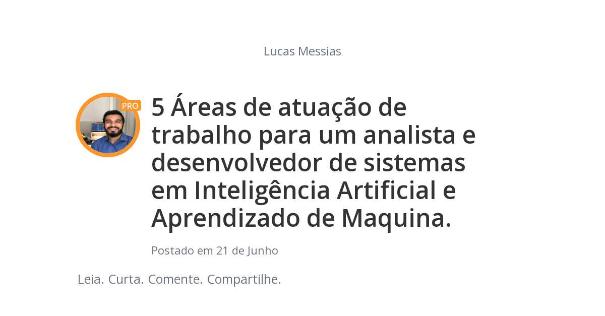 5 Áreas de atuação de trabalho para um analista e desenvolvedor de ...