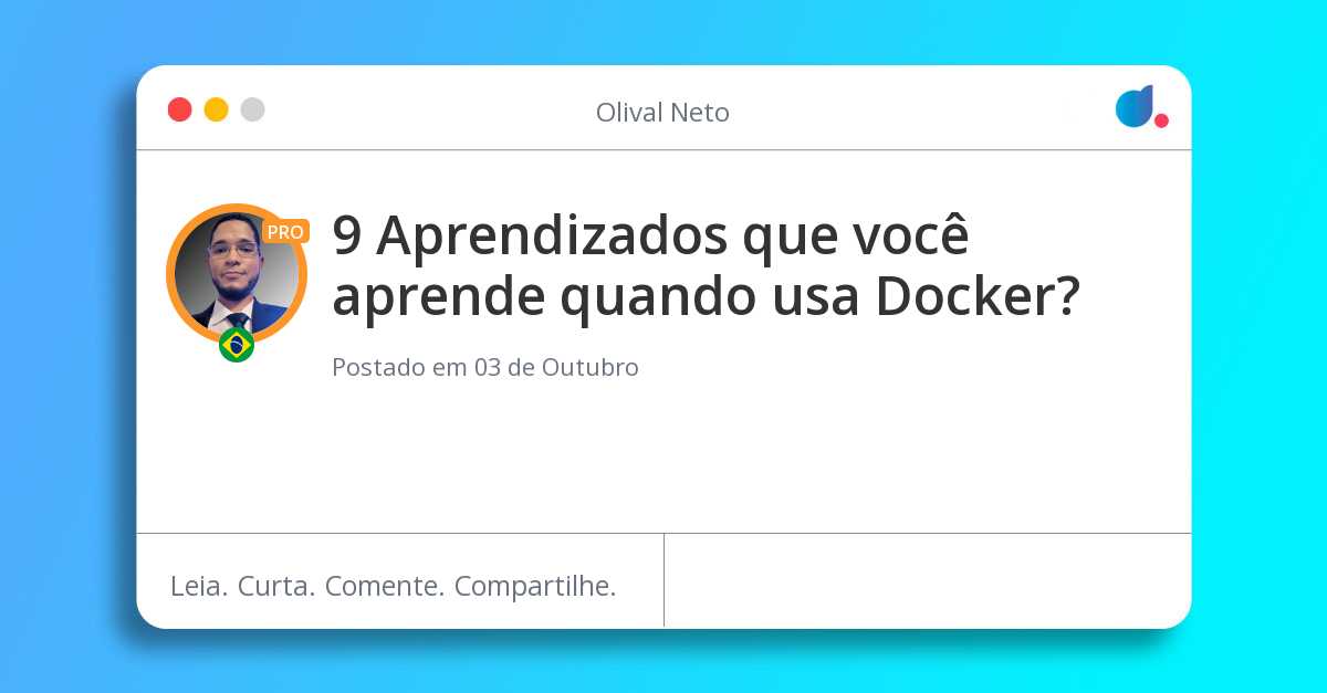 9 Aprendizados que você aprende quando usa Docker?