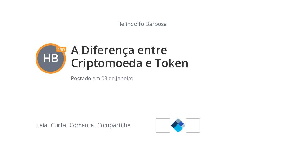 A Diferença entre Criptomoeda e Token