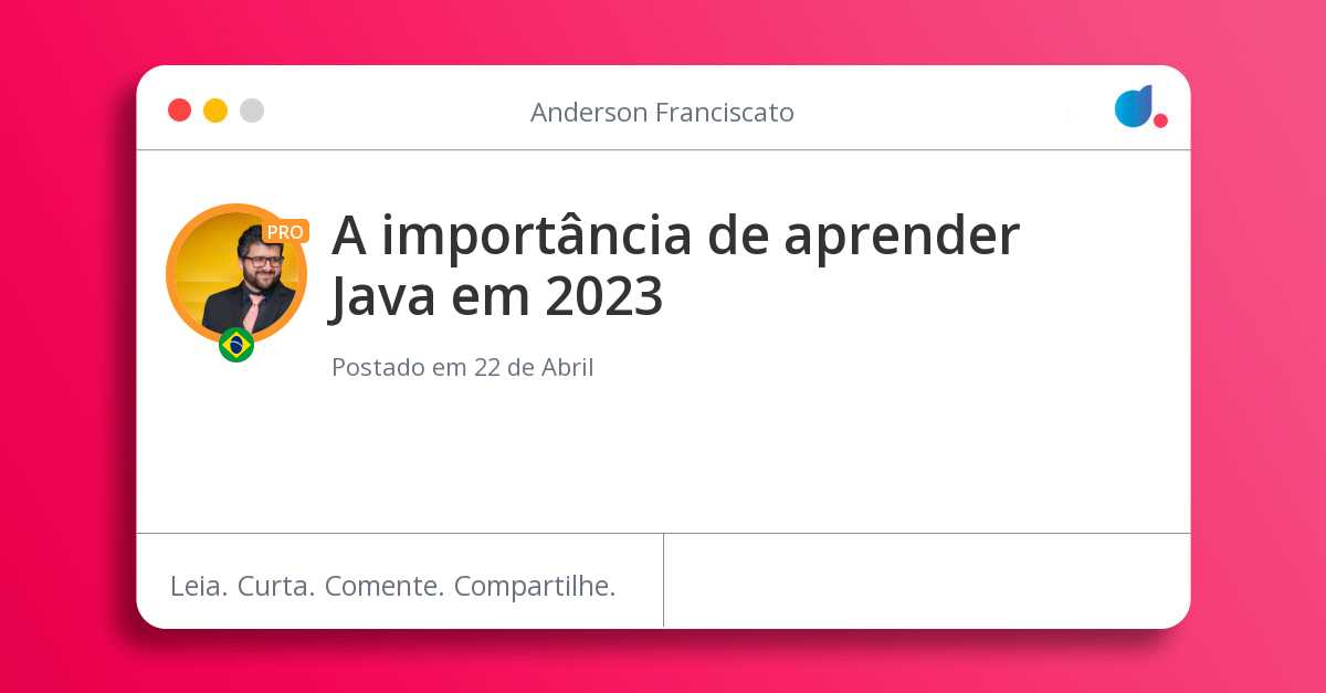 A importância de aprender Java em 2023
