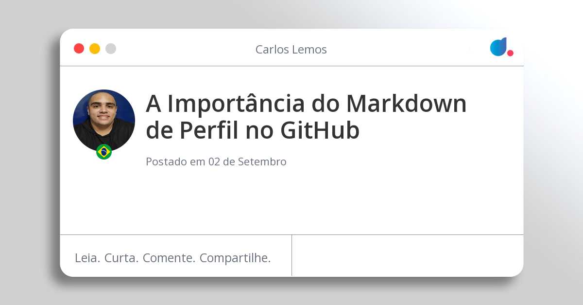 A Importância do Markdown de Perfil no GitHub