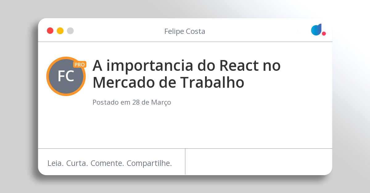 A Importancia Do React No Mercado De Trabalho