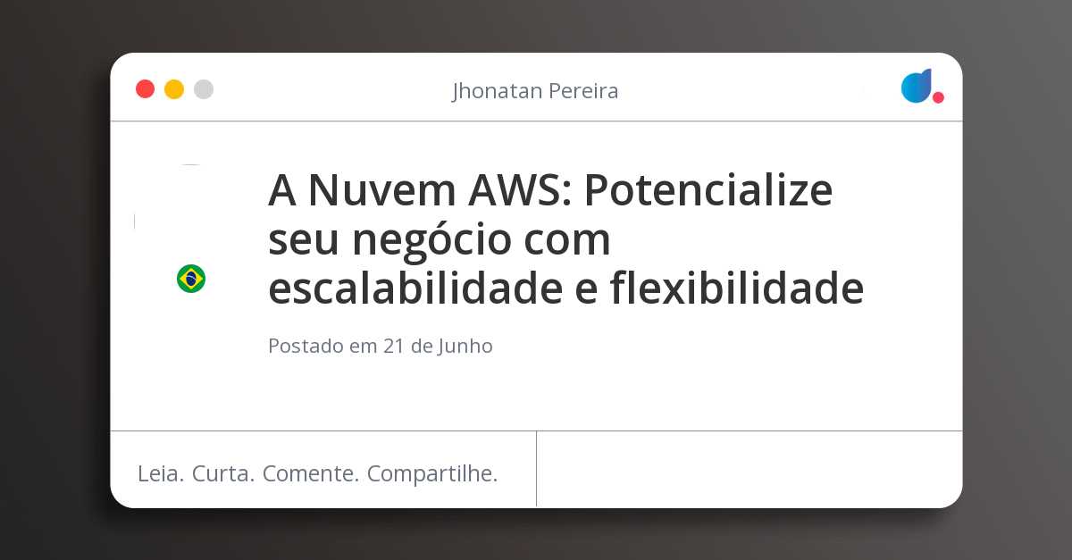 A Nuvem AWS: Potencialize seu negócio com escalabilidade e flexibilidade
