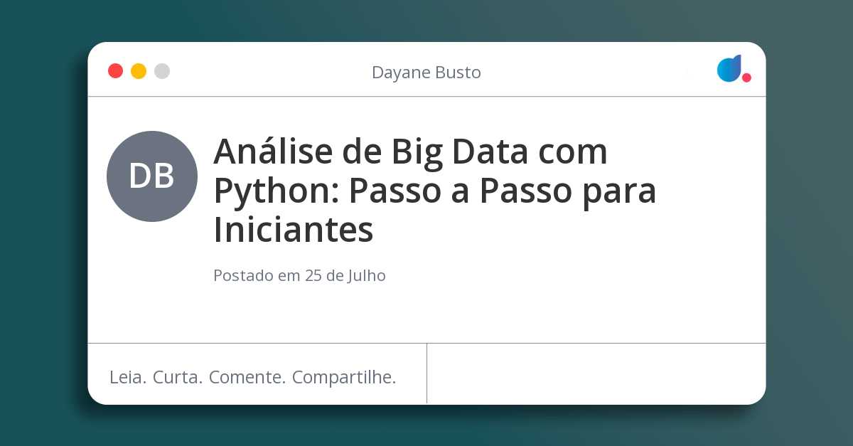 Análise de Big Data com Python: Passo a Passo para Iniciantes