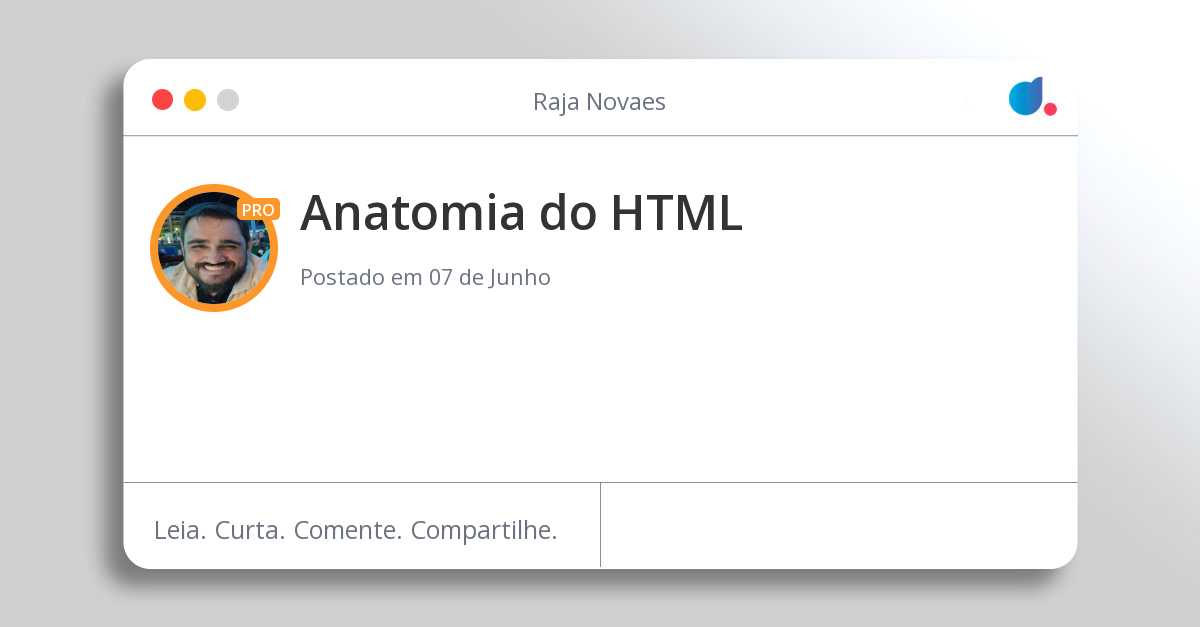 Anatomia do HTML
