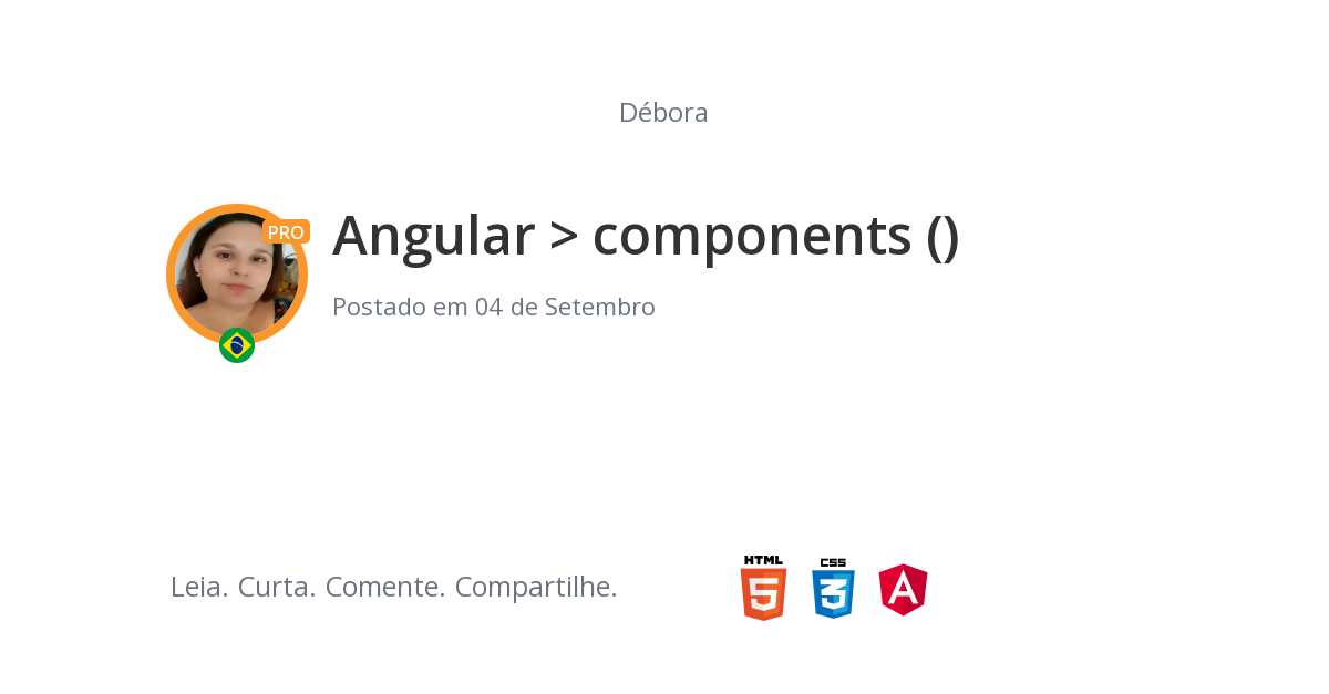 Angular > components ()