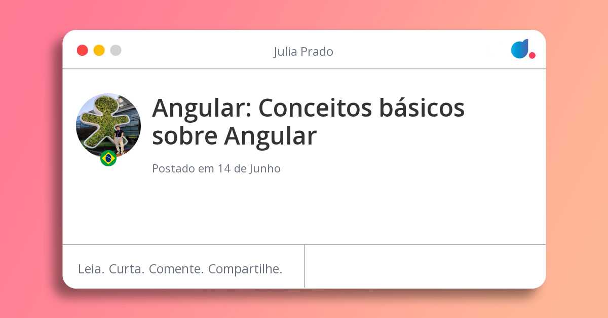Angular: Conceitos básicos sobre Angular