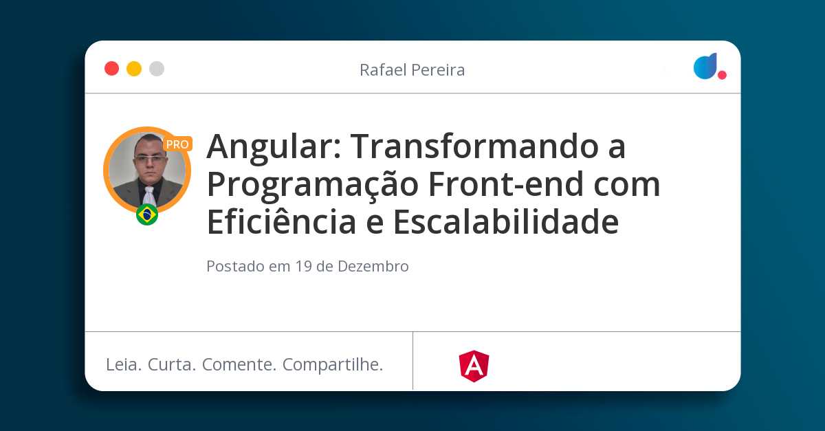 Angular: Transformando a Programação Front-end com Eficiência e ...