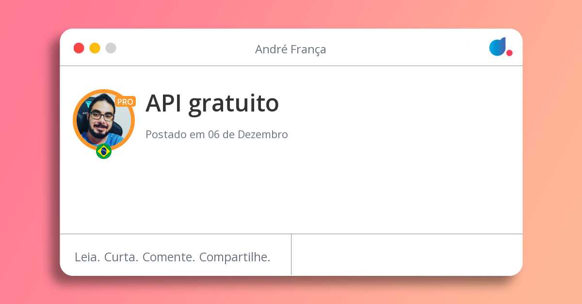 API gratuito