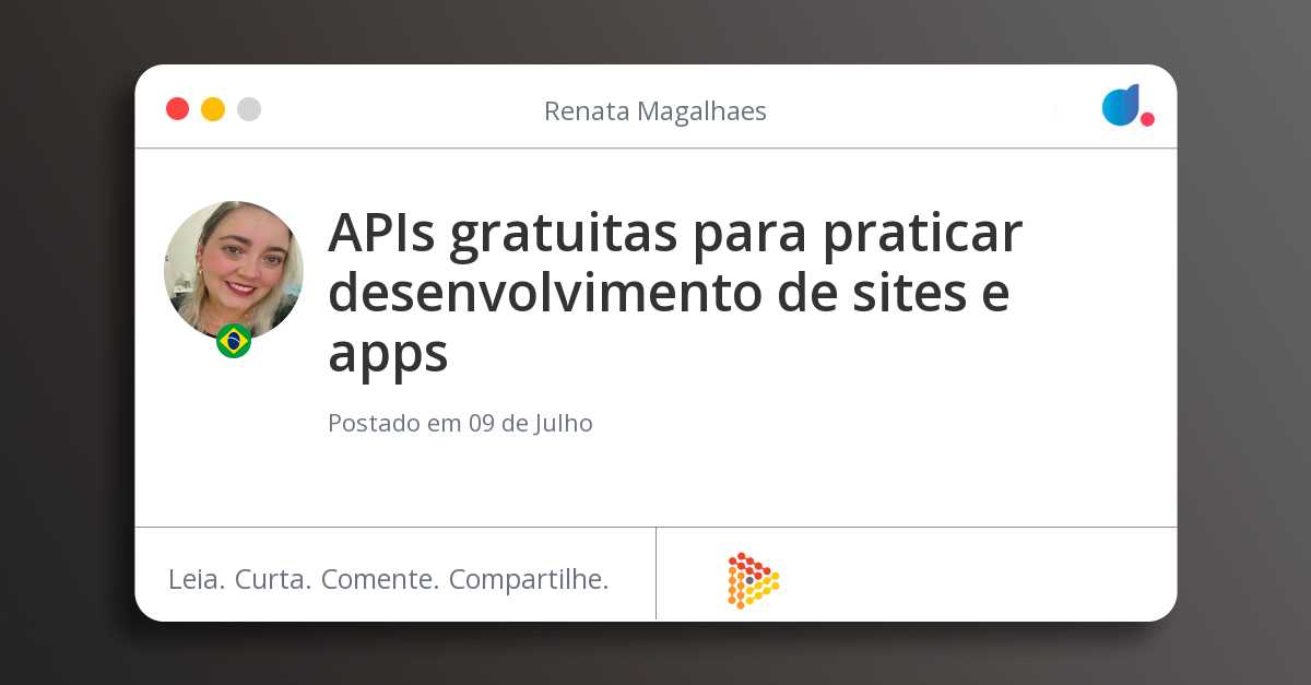 APIs gratuitas para praticar desenvolvimento de sites e apps