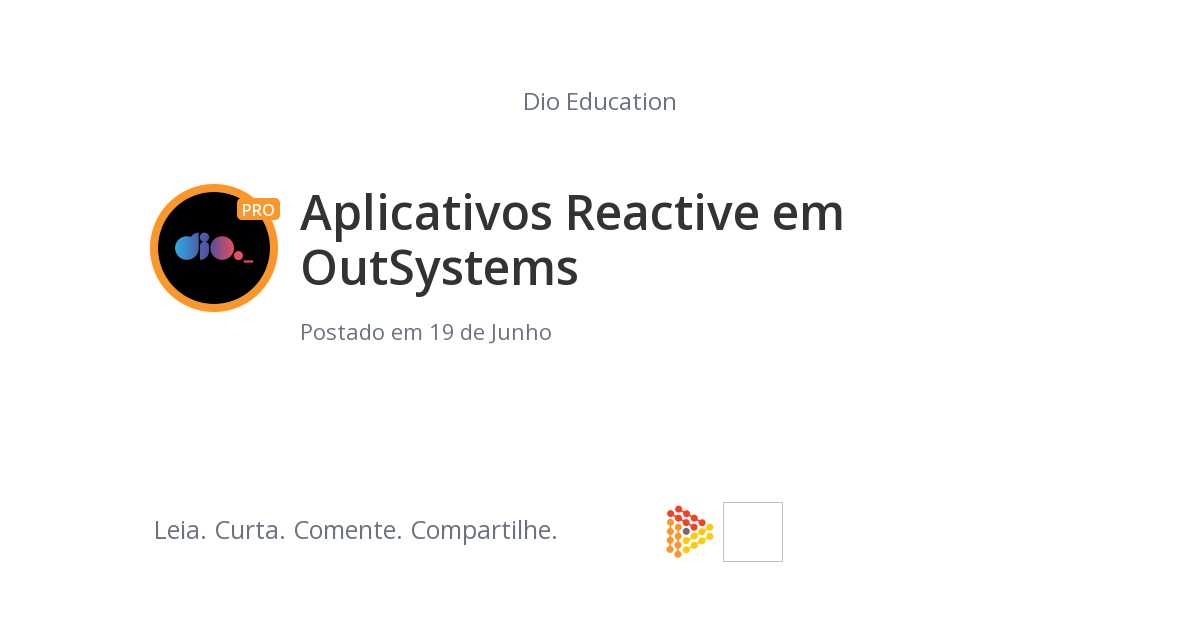 Aplicativos Reactive em OutSystems