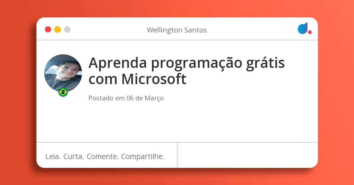 Aprenda programação grátis com a Microsoft