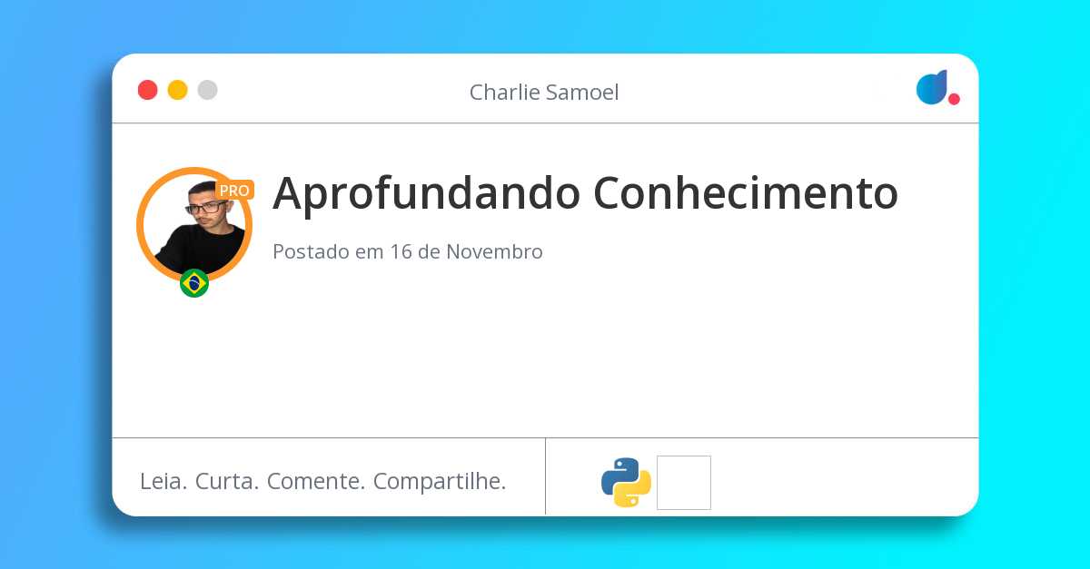 Aprofundando Conhecimento