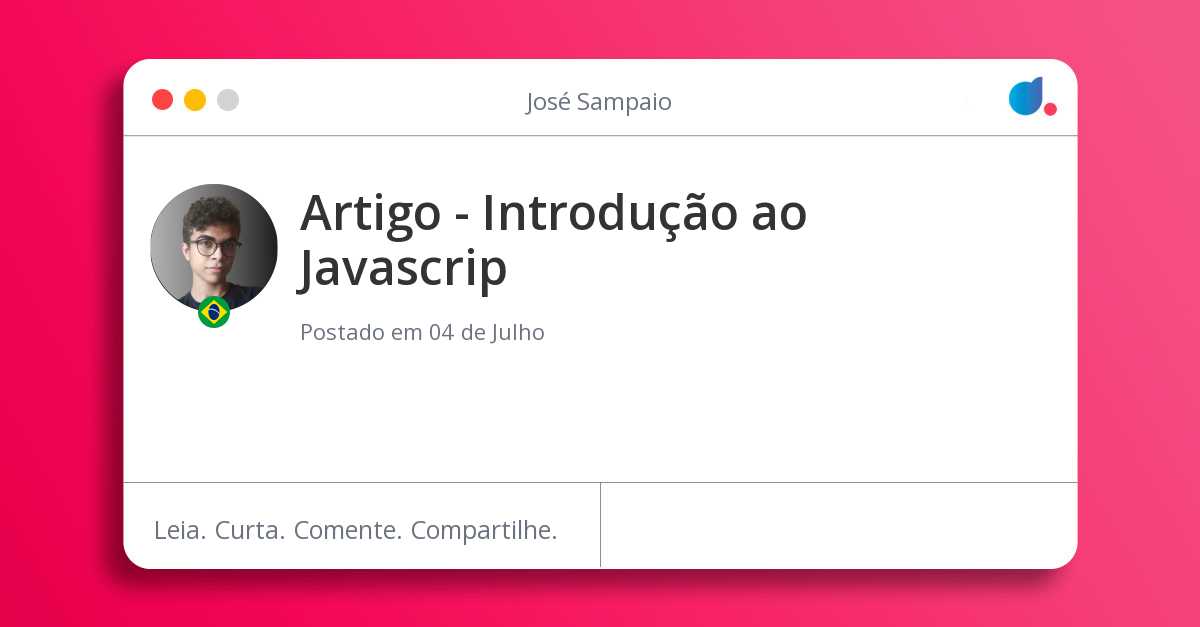 Artigo - Introdução ao Javascrip