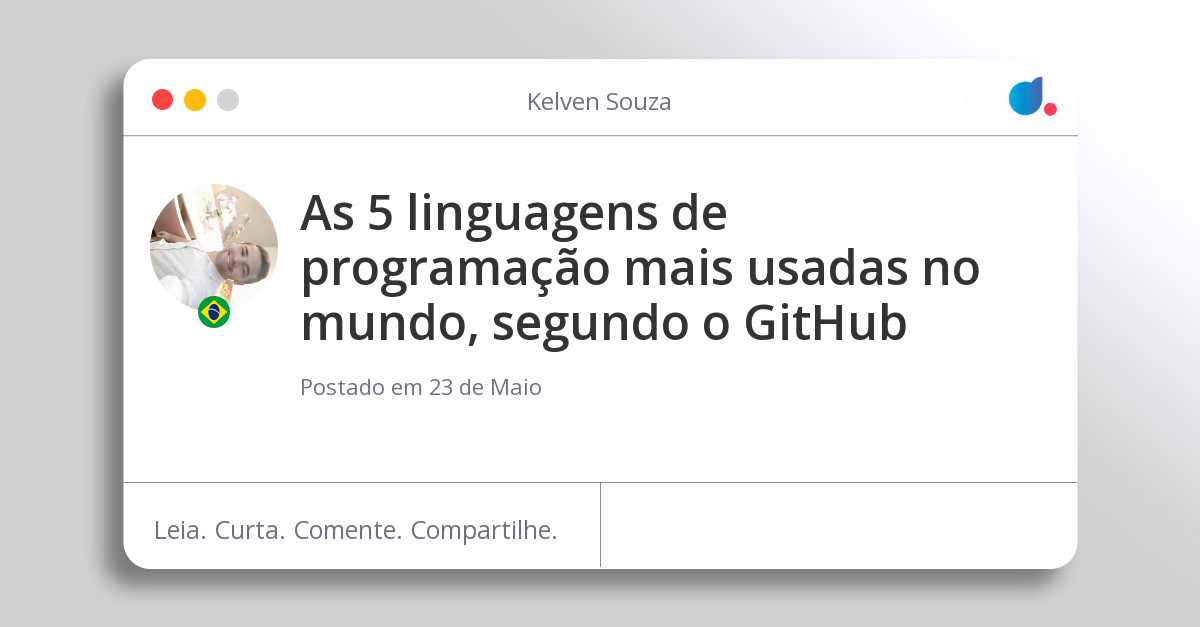 As 5 linguagens de programação mais usadas no mundo, segundo o GitHub