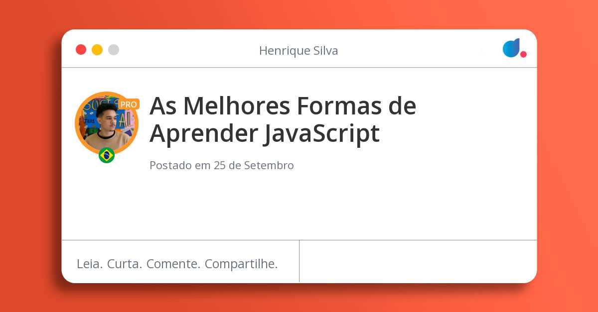 As Melhores Formas de Aprender JavaScript