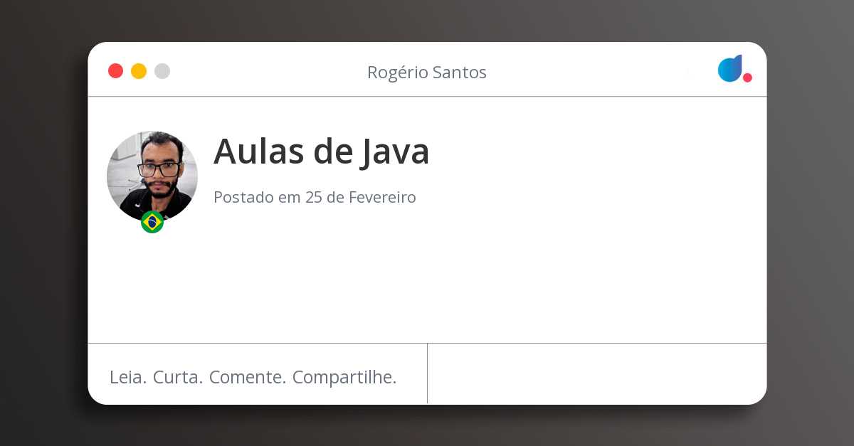 Aulas de Java