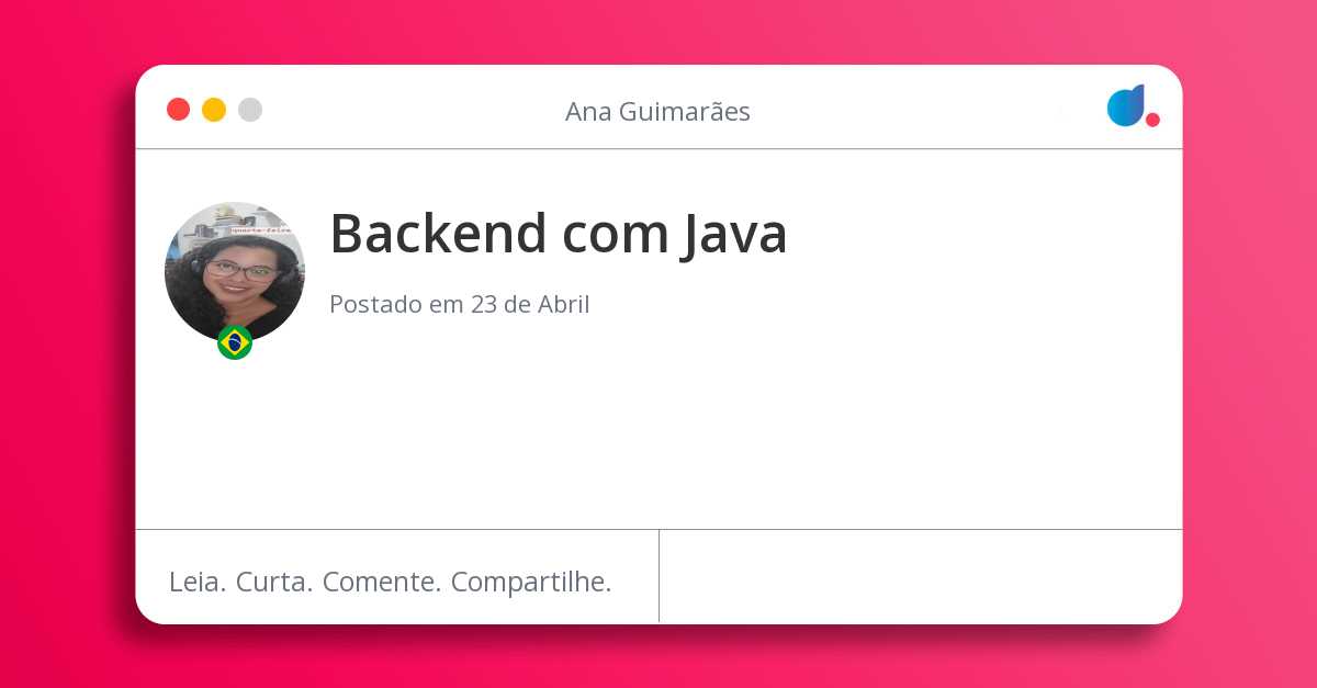 Backend com Java