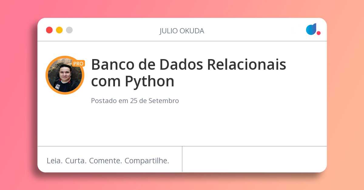 Banco de Dados Relacionais com Python