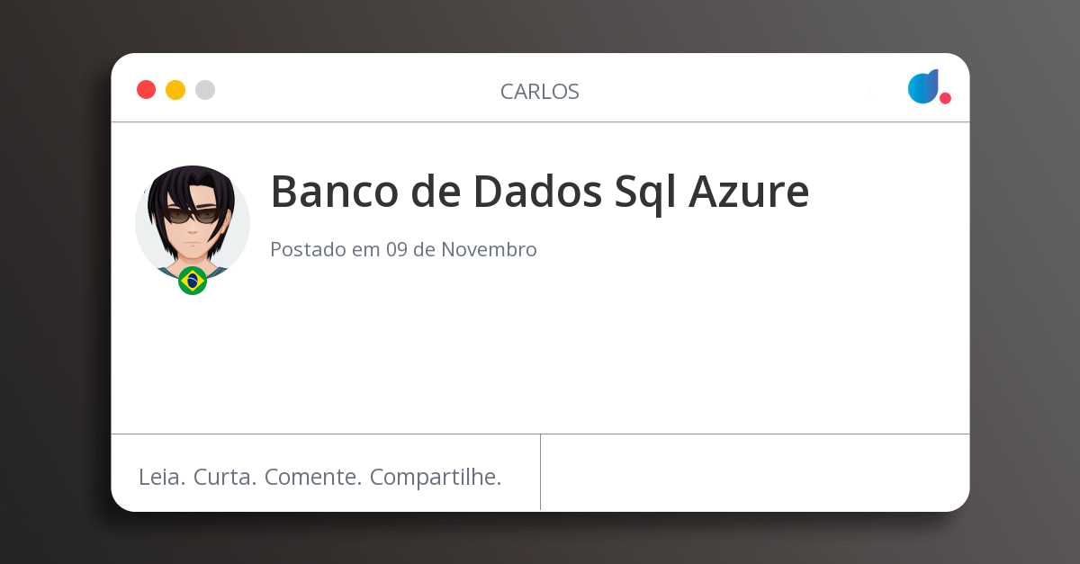 Banco de Dados Sql Azure