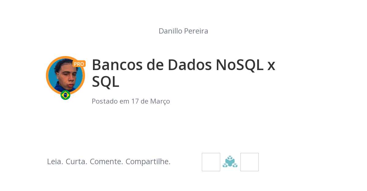 Bancos De Dados Nosql X Sql