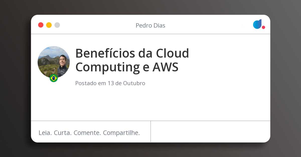 Benefícios da Cloud Computing e AWS