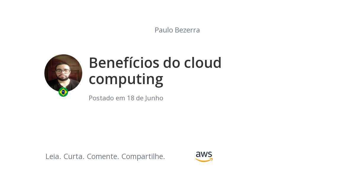 Benefícios do cloud computing