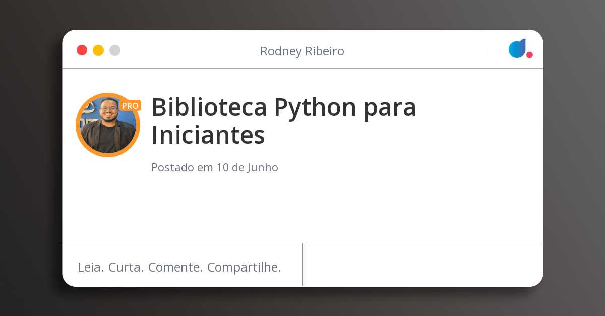 Biblioteca Python para Iniciantes