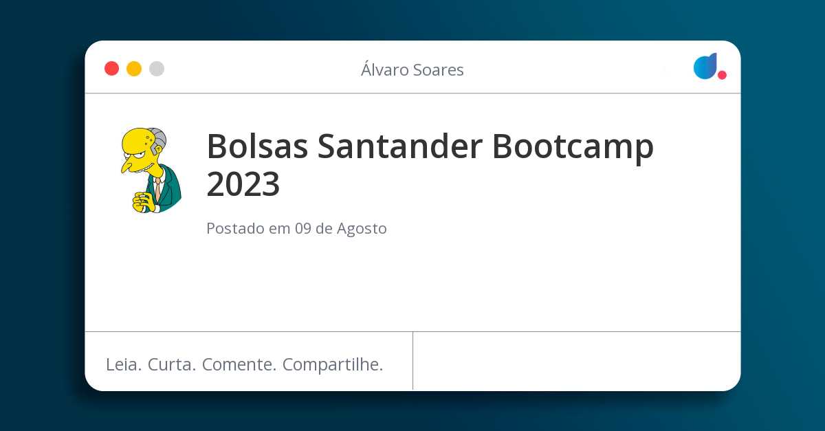 Bolsas Santander Bootcamp 2023