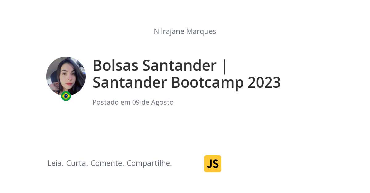Bolsas Santander | Santander Bootcamp 2023