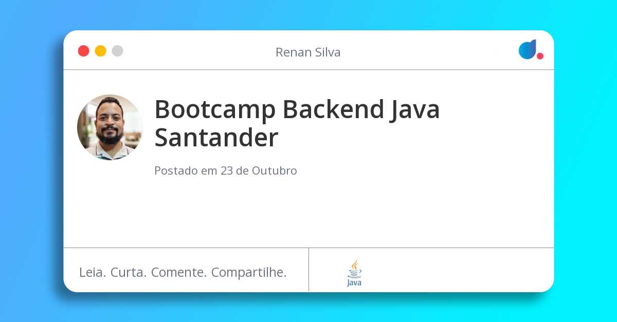 Bootcamp Backend Java Santander