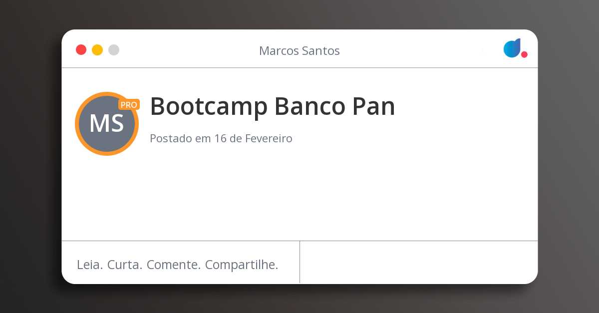 Bootcamp Banco Pan