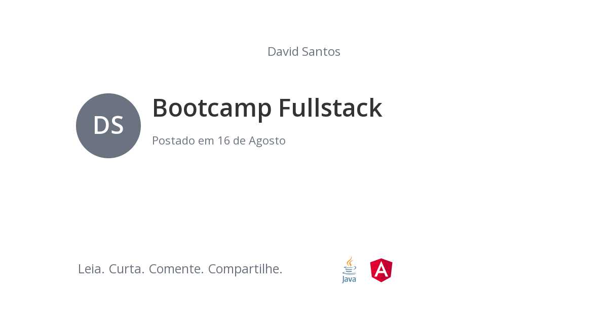 Bootcamp Fullstack