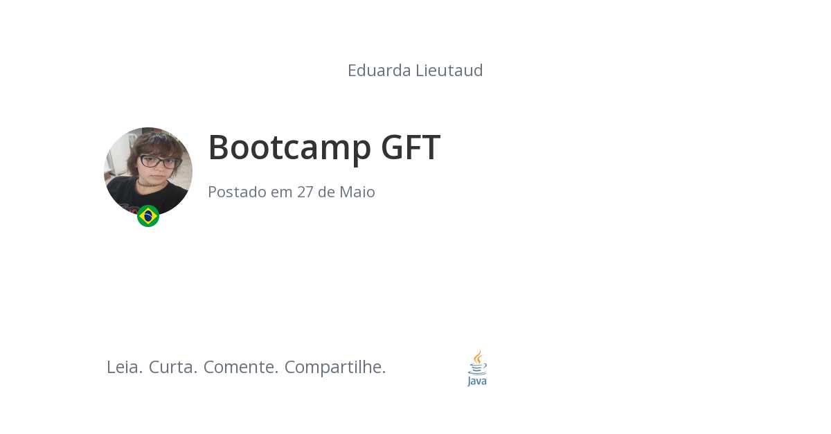 Bootcamp GFT