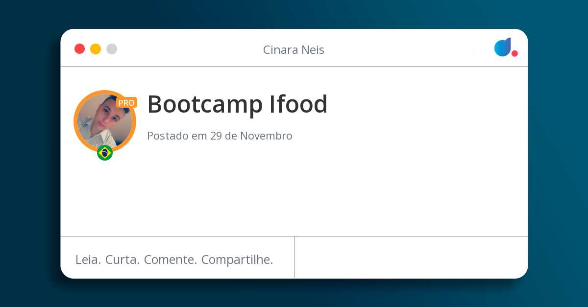 Bootcamp Ifood