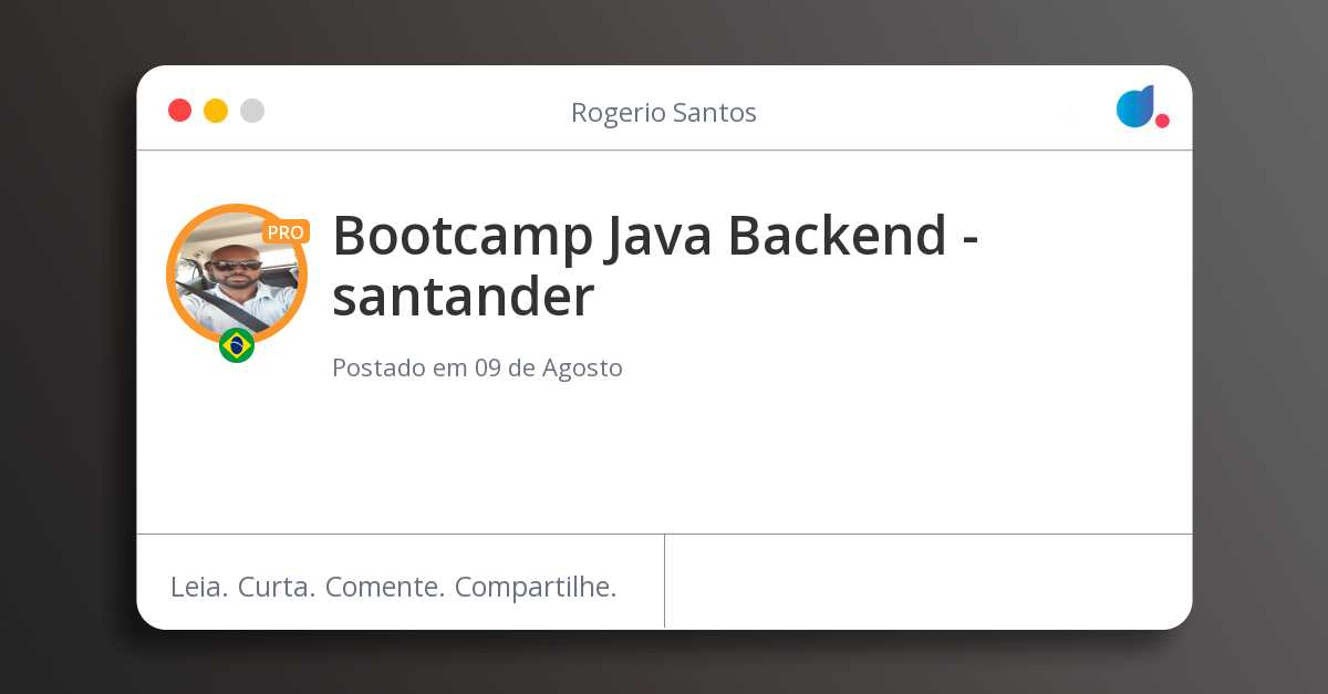 Bootcamp Java Backend - santander