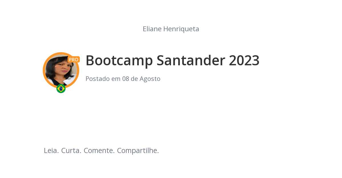Bootcamp Santander 2023 - Back End Java