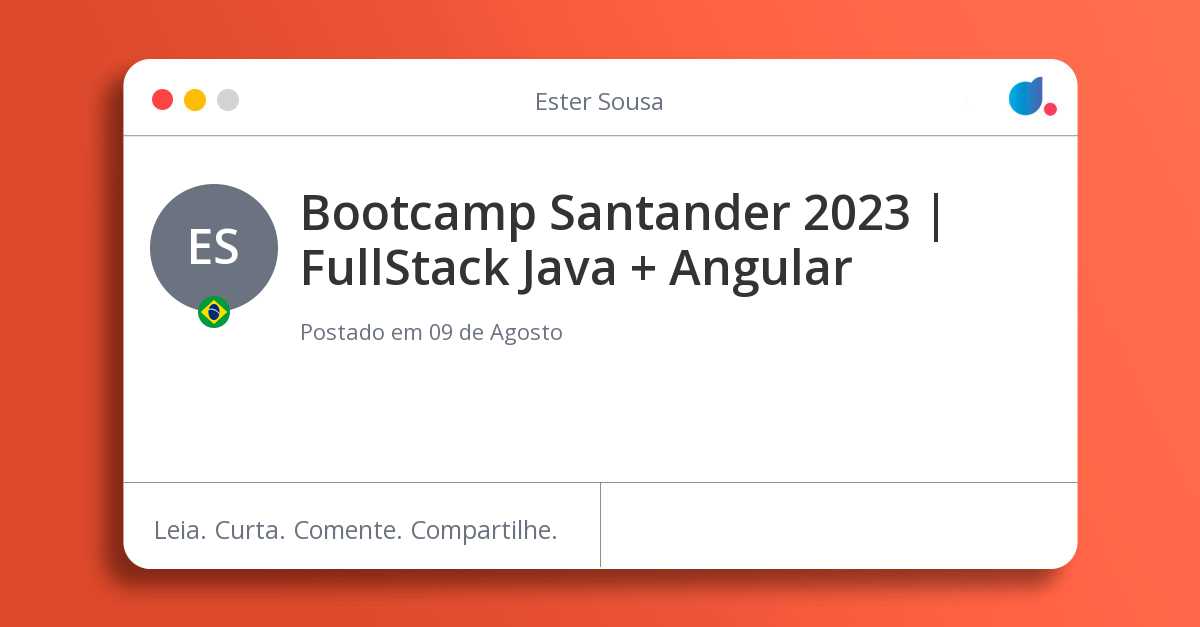 Bootcamp Santander 2023 | FullStack Java + Angular