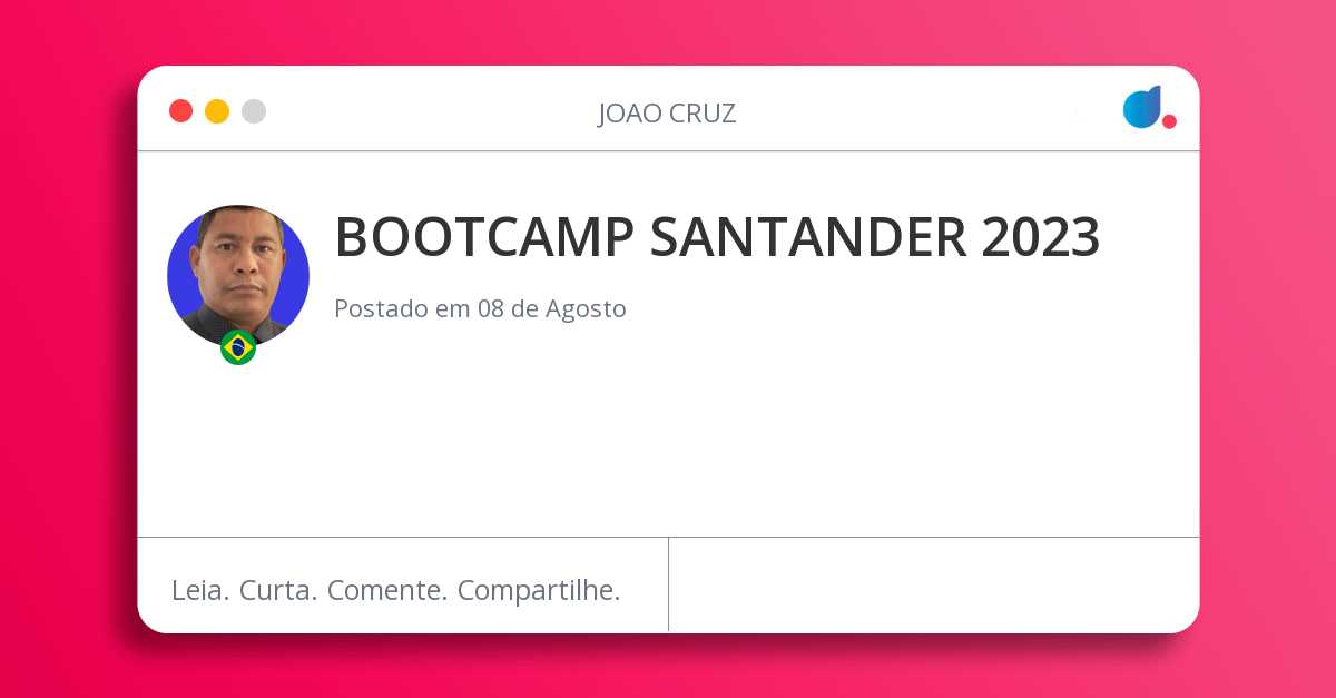 BOOTCAMP SANTANDER 2023
