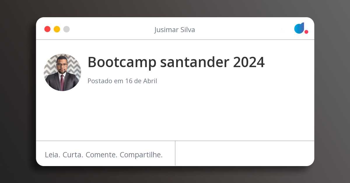 Bootcamp santander 2024