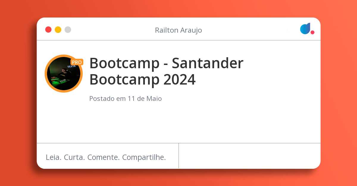 Bootcamp - Santander Bootcamp 2024