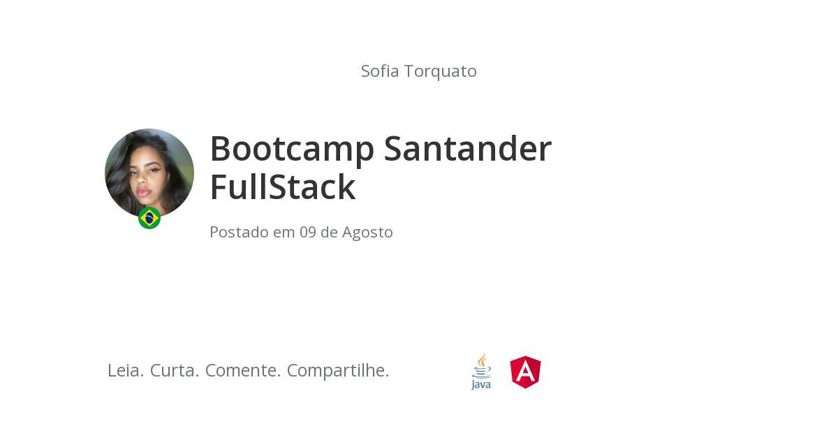 Bootcamp Santander FullStack