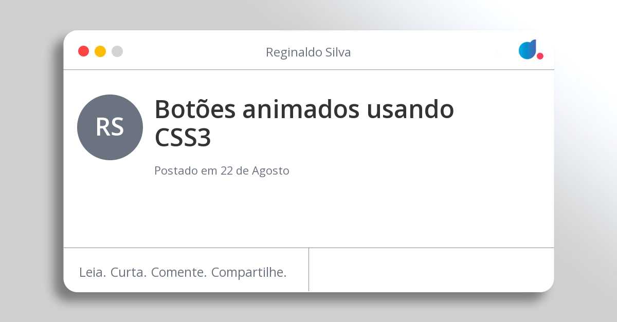 Botões animados usando CSS3