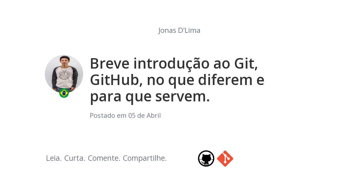 Git e GitHub, no que diferem e para que servem.
