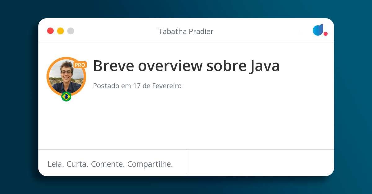 Breve overview sobre Java
