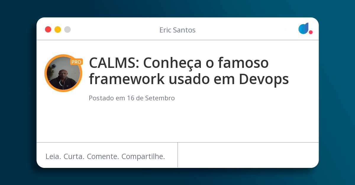 Calms Conheça O Famoso Framework Usado Em Devops